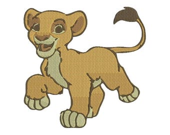 Lion embroidery | Etsy