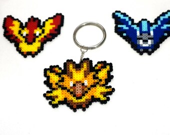 Perler bead keychain | Etsy