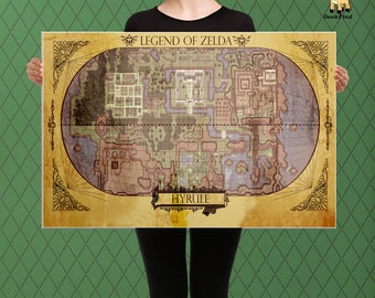 Zelda map | Etsy