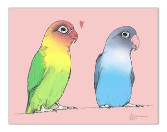 Drawing of bird | Etsy