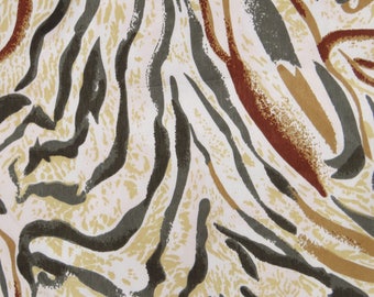 Tiger print fabric | Etsy