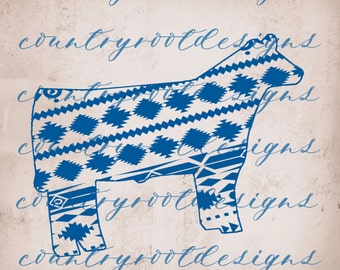 Show cow decal | Etsy