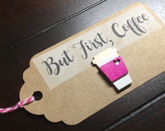 Coffee cup tags | Etsy