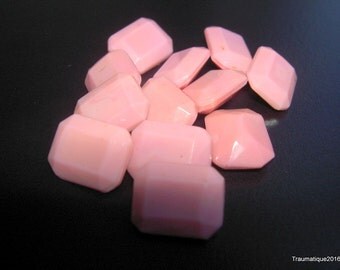 Opaque pink stone | Etsy