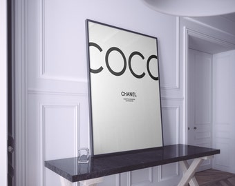 Coco chanel poster | Etsy