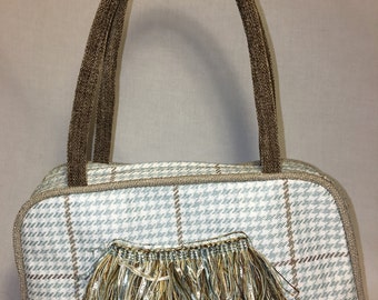Crochet Pattern: Houndstooth Handbag / Purse Permission to