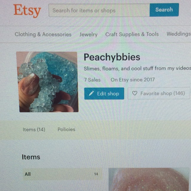 Slimes floams and cool stuff from my videos : by Peachybbies