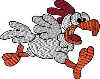 Chicken embroidery | Etsy