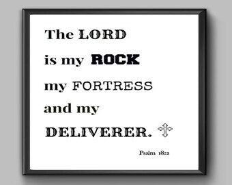 The lord is my rock | Etsy