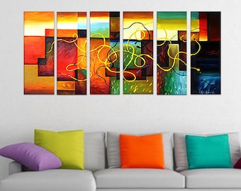 Multi panel art | Etsy