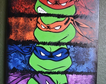 Tmnt painting | Etsy