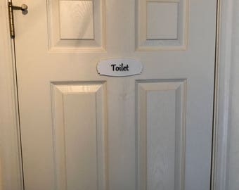Toilet door sign | Etsy