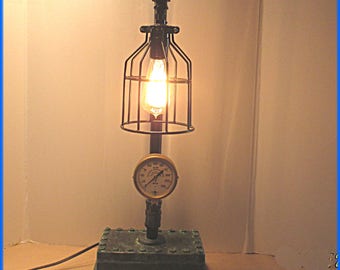 Steam punk lamp | Etsy