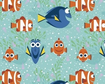 Unique finding nemo fabric related items | Etsy