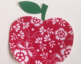 Apple applique | Etsy