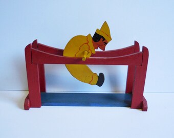 Acrobat toy | Etsy