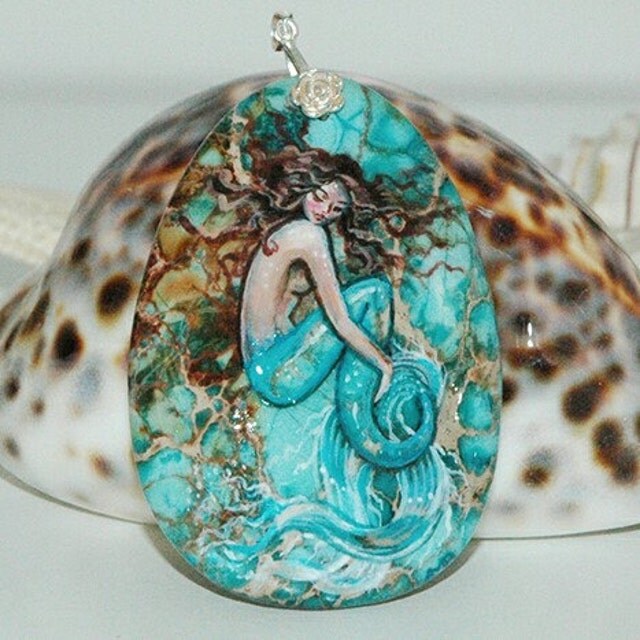 Mermaid Art by Anne-Marie Broughton by AMBroughtonArt on Etsy