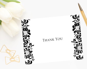 Border note cards | Etsy