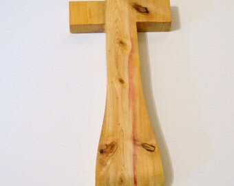 Cedar wood cross | Etsy