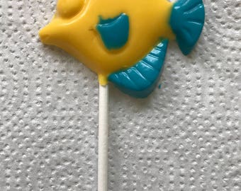 Foil Wrapped Medium Chocolate Fish 1 pound bulk box any