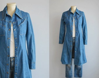 Denim duster | Etsy