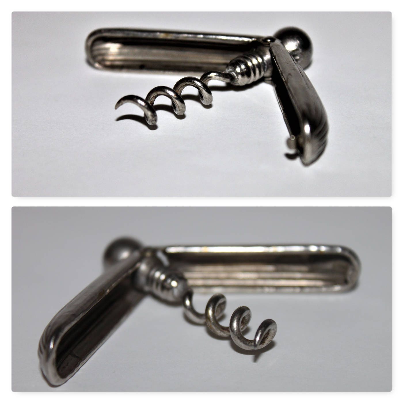 Antique Rare Single Pivot Corkscrew Know as the CLAM SHELL