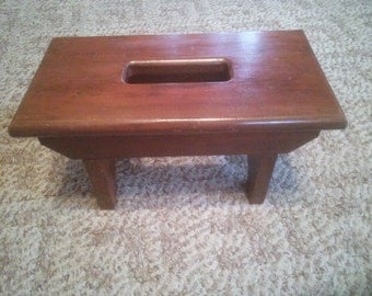 Wood step stool | Etsy