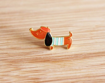 Dachshund dog pin | Etsy