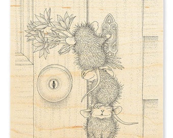 House mouse stamp | Etsy