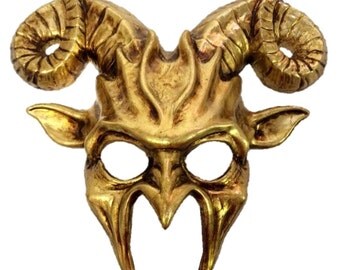 Horn mask | Etsy