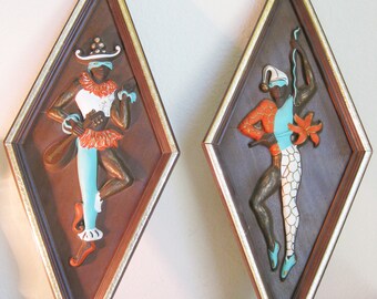 Harlequin jester | Etsy