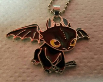 Toothless necklace | Etsy