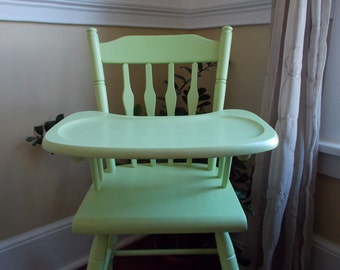 Unique wooden high chair related items | Etsy