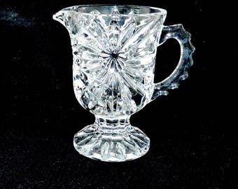 Small glass pitcher | Etsy