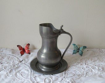 Pewter pitcher | Etsy