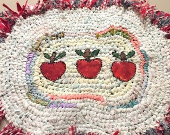 Toothbrush rag rug | Etsy