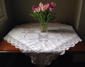 Victorian tablecloth | Etsy