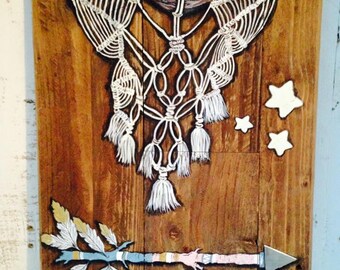 Macrame table | Etsy