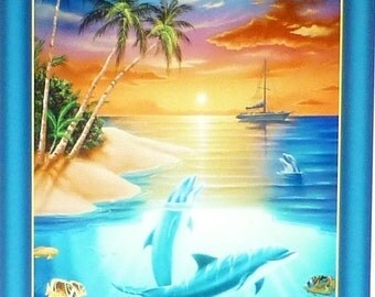 Unique dolphin fabric related items | Etsy