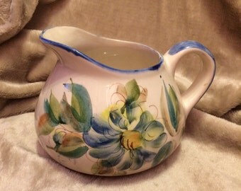 Hand painted pitcher | Etsy