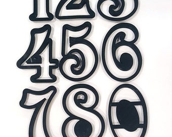Fancy numbers | Etsy