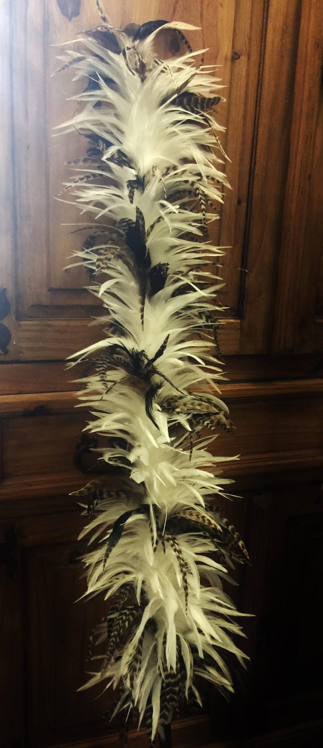 4 foot specialty ceremonial hawaiian handheld kahili