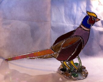 Stained glass bird | Etsy