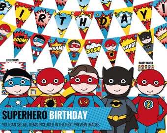 Superhero decoration | Etsy