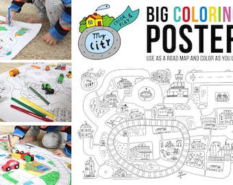 Road map kids | Etsy