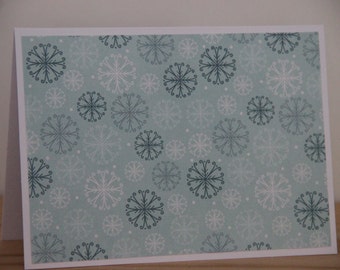 Snowflake note cards | Etsy