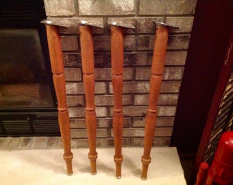Wooden table legs | Etsy