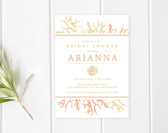 Shell invitations | Etsy