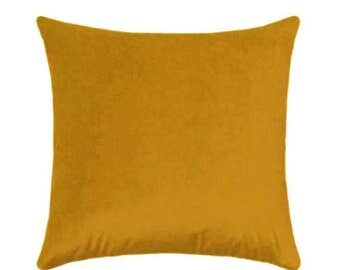 Mustard yellow pillow | Etsy