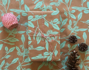 Screen Printed Linens and Wrapping Paper by BonnieKayeStudio
